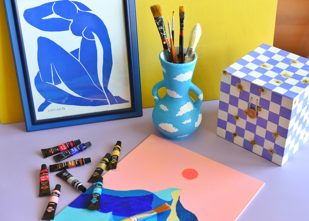 idée-diy-peinture-acrylique | Rock and Paper